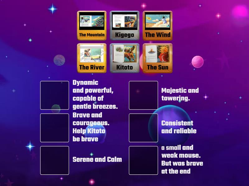 KITOTO THE MIGHTY -CHARACTERS - Match up