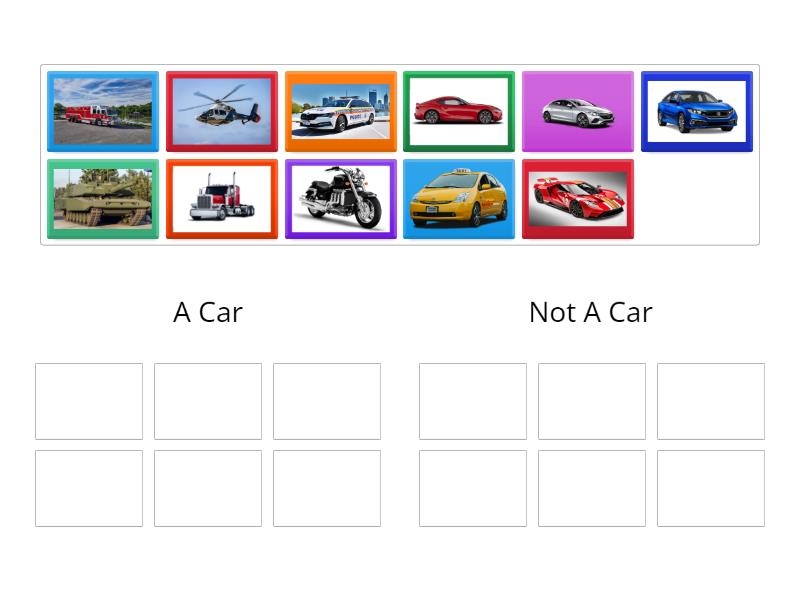 Cars - Group sort