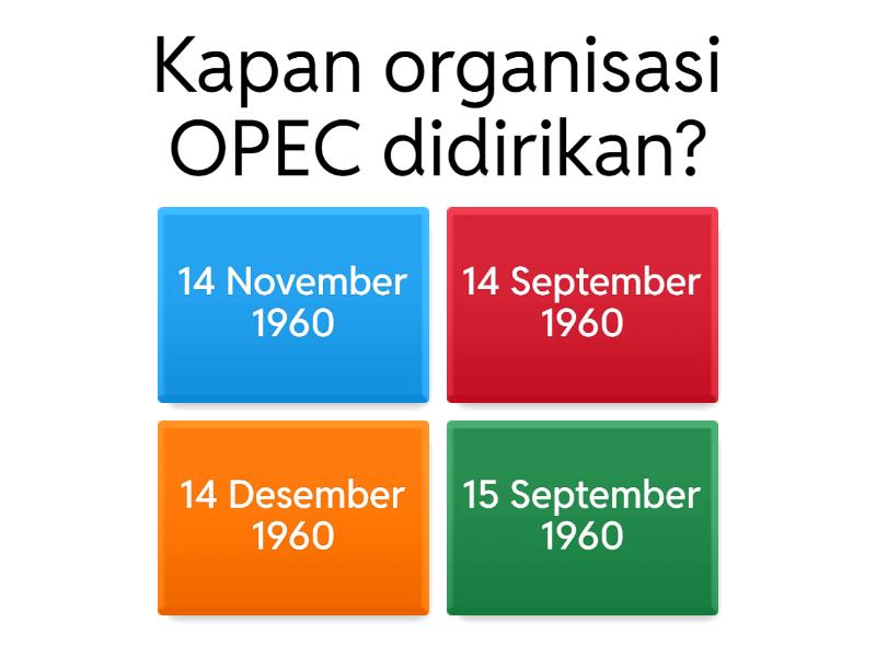 REFLEKSI OPEC - Quiz