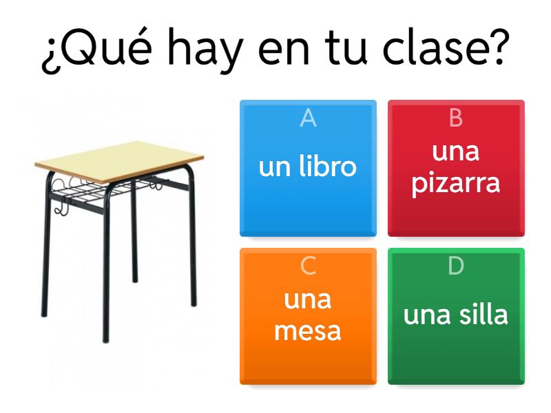 ¿Qué hay en tu clase? - Quiz