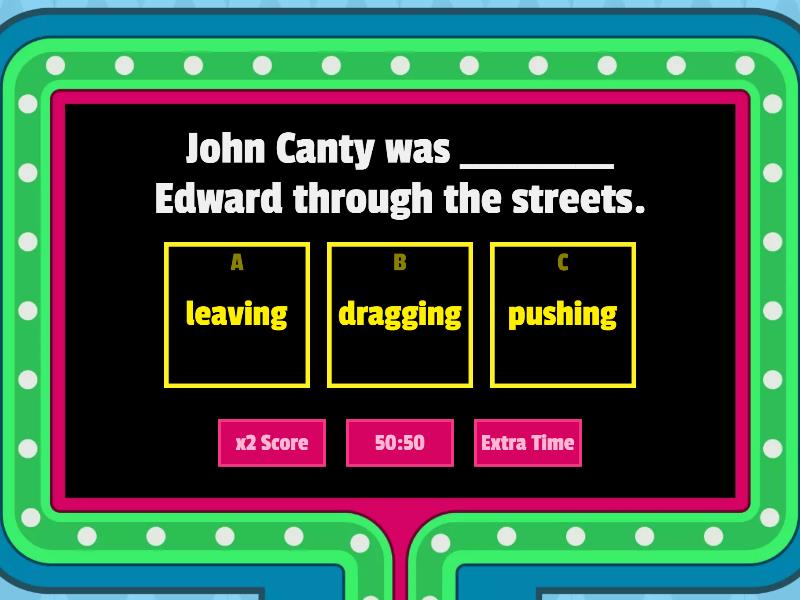 Quiz the prince and the pauper - Concurso de preguntas