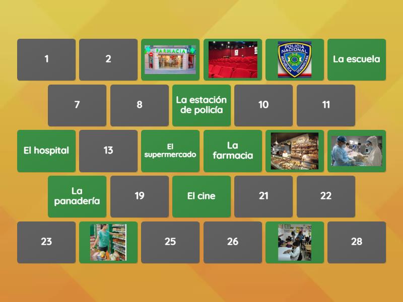 Los lugares en la ciudad - Parejas