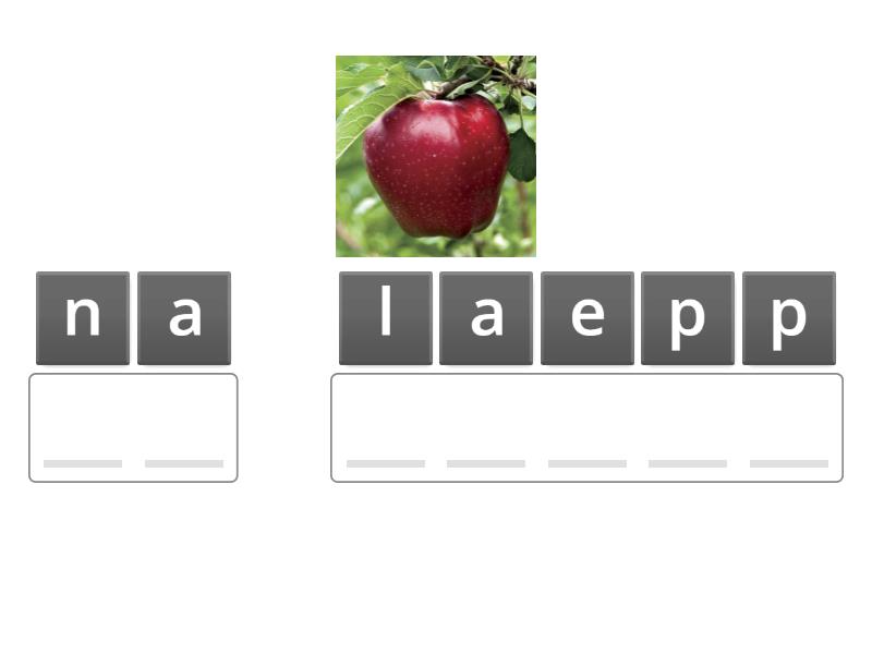 fruits - Anagram