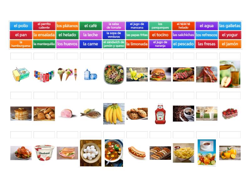 CAPÍTULO 3A- ¿Desayuno,almuerzo o cena? - Match up