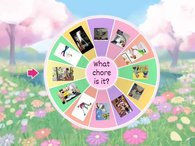 Household Chores - Spin the wheel