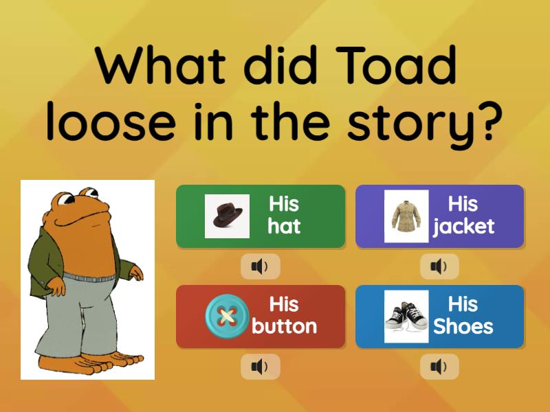 Unit 5 Week 1 The Lost Button Comprehension - Quiz