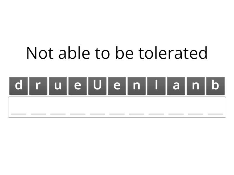 1984, part 3, Chapters 5 & 6 Vocabulary - Anagram