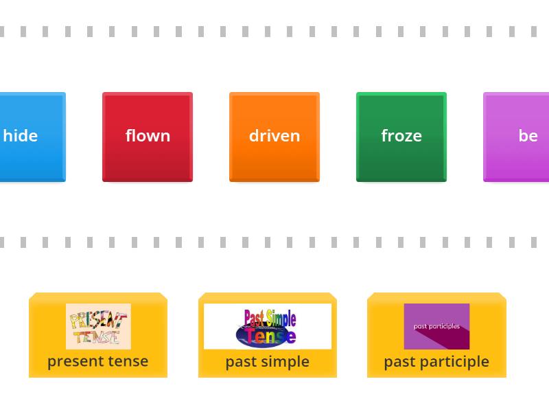 verbs - group sort - Speed sorting