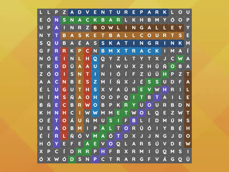 INGLÉS 6º - VOCABULARY UNIT 2 - Znajdź słowo