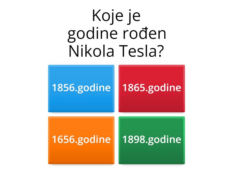 Nikola Tesla - Quiz