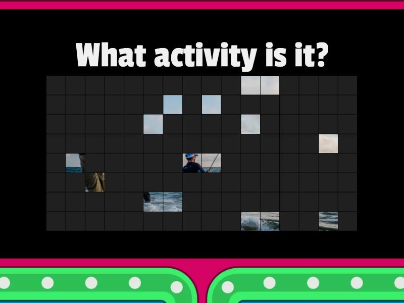 6B Unit 5 Camp activities - Image quiz