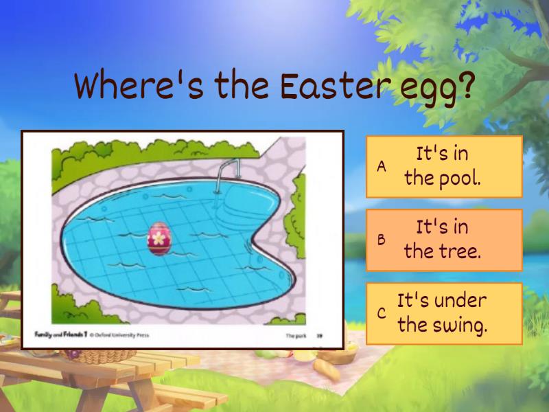 Where`s the Easter egg? - Quiz
