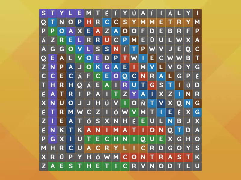 ART 3 - Wordsearch