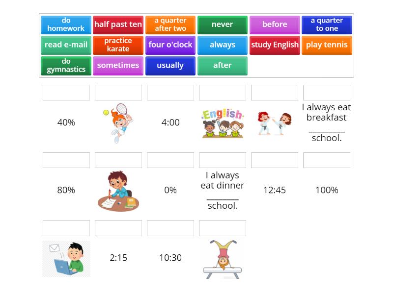 Lets go 3 unit 6 all vocab - Match up