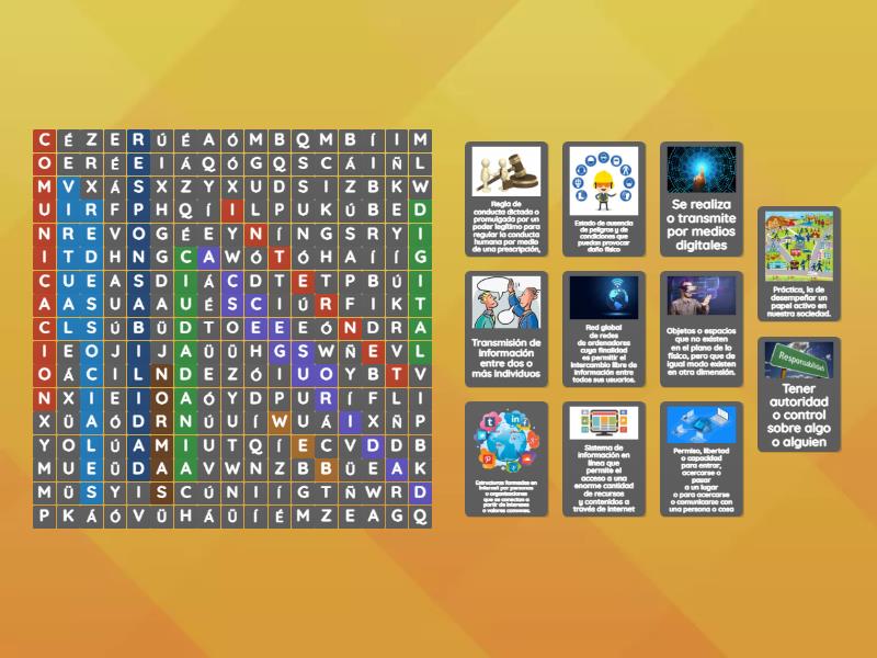 Ciudadania digital - Sopa de letras
