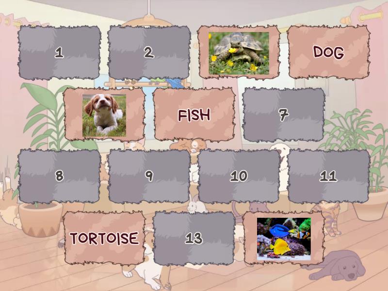 Memory game pets - Matching pairs