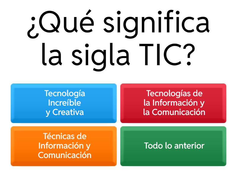 LAS TIC - Quiz