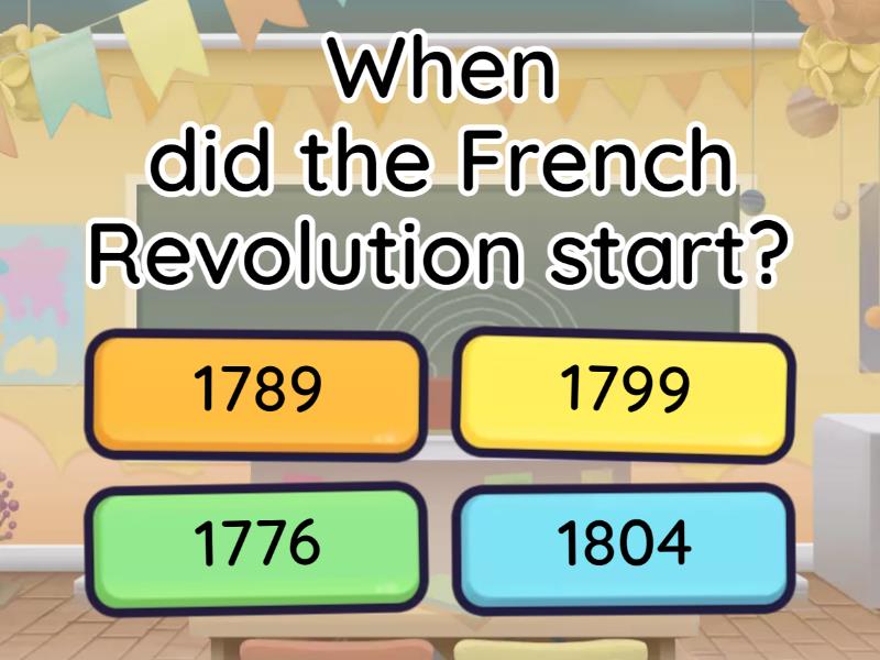 French Revolution - Quiz