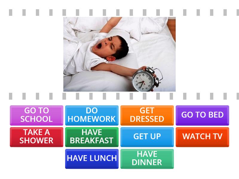 Daily Routine - VOCABULARY - Cada oveja con su pareja