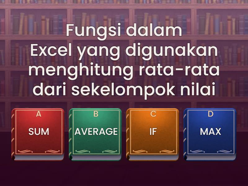 KELAS 8 - EXCEL - اختبار تنافسي