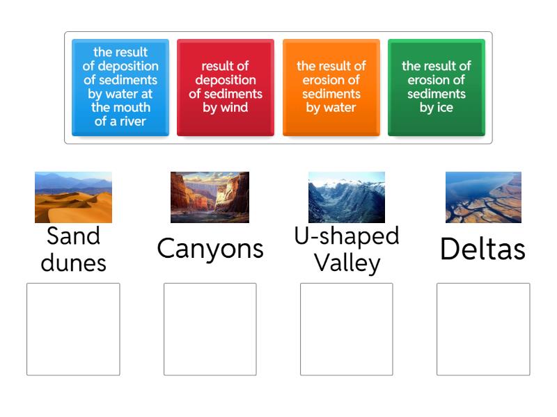 Landforms - Group sort