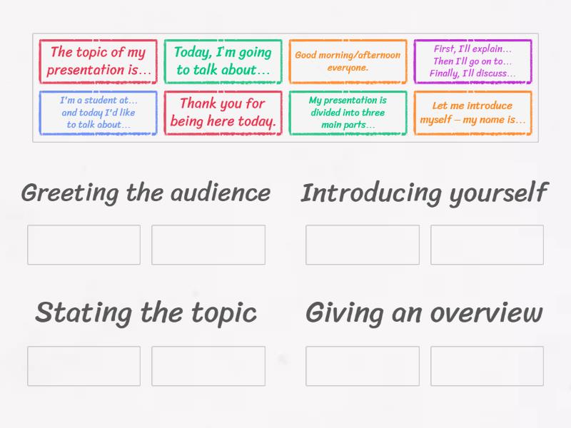 Presentation language: Introduction - Group sort