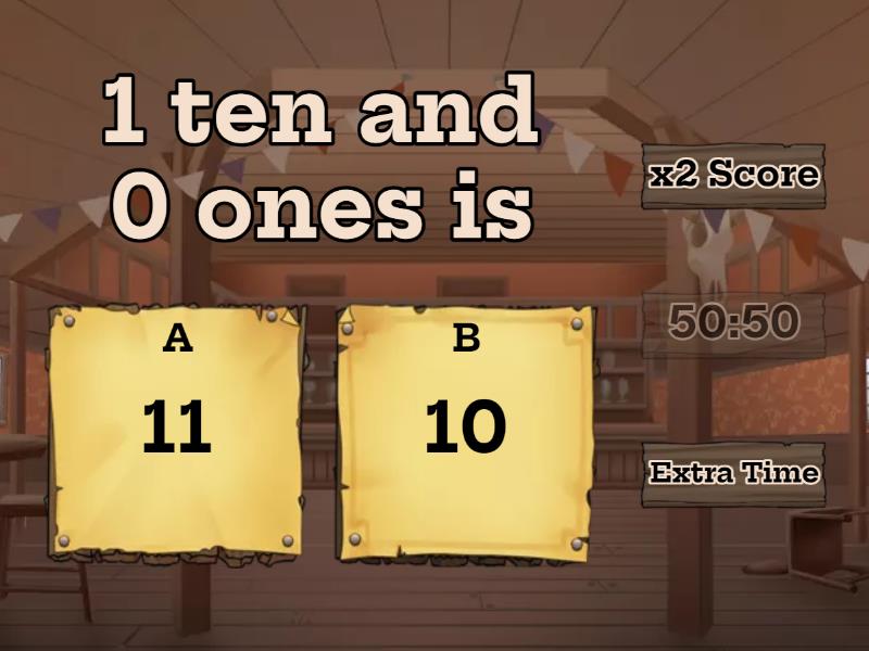 tens and ones - Gameshow quiz
