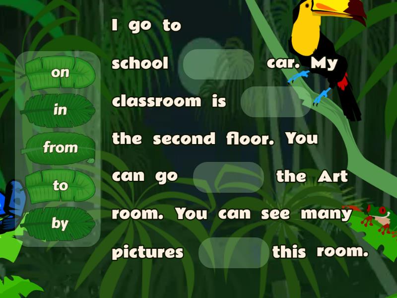 2A Prepositions - Complete the sentence