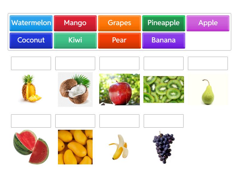 Fruits - Match up
