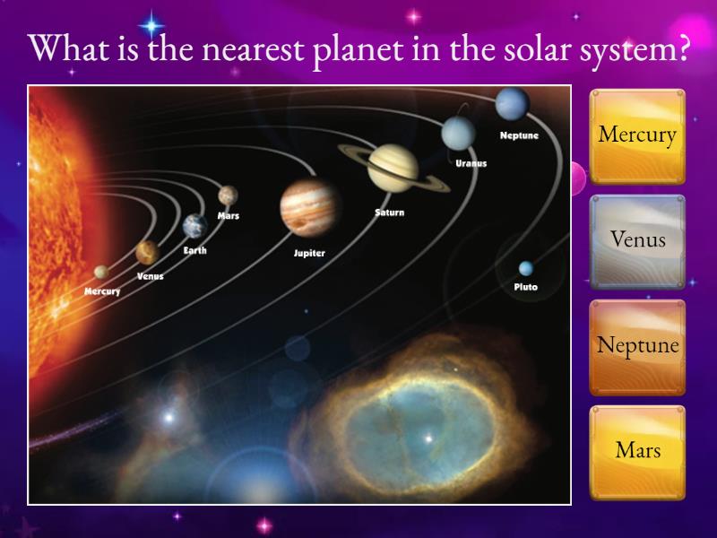 The solar system - Quiz