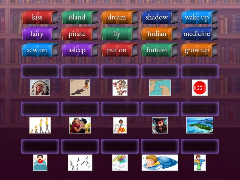 Peter Pan. Chapter 1. - Match up