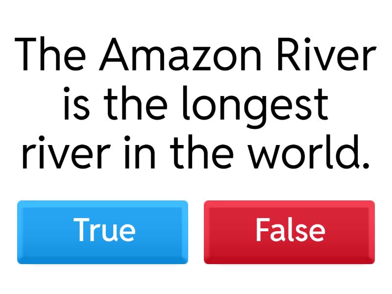 Wordwall «True/False» - Quiz