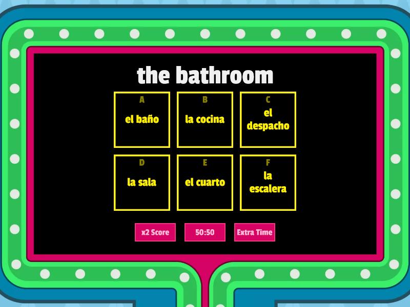 Ch 6B chores - Gameshow quiz