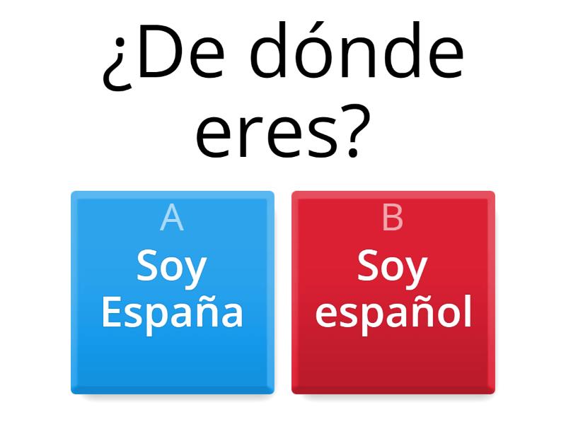 Preguntas personales - Questionário