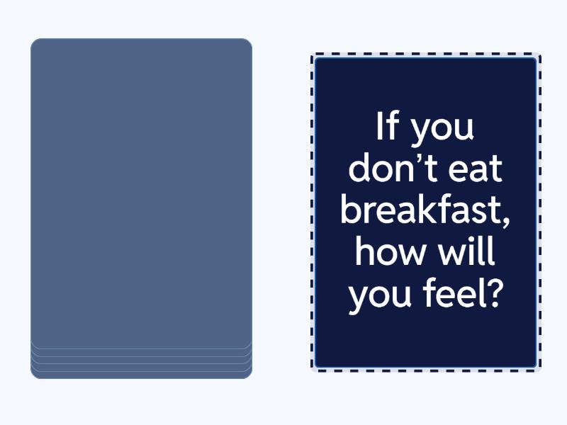 First Conditional - Speaking cards