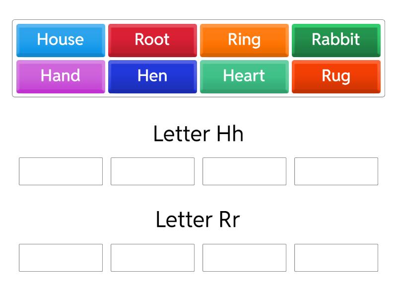 words sorting - Group sort