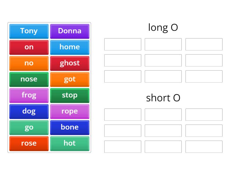 long- short o - Group sort