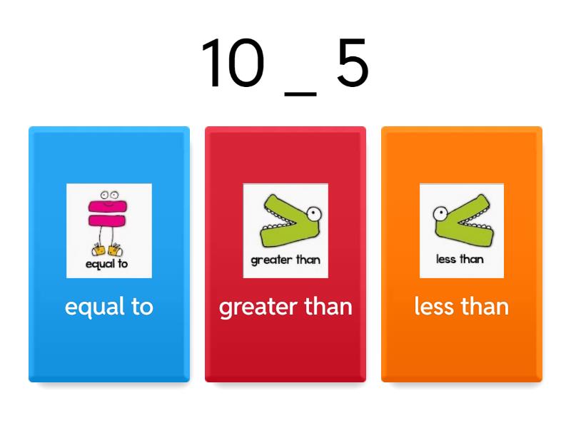 Compare Numbers - Equal to, Less than, Greater than - Kuis