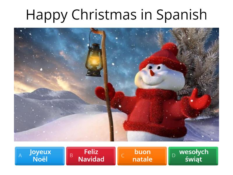 Spanish Christmas - Quiz