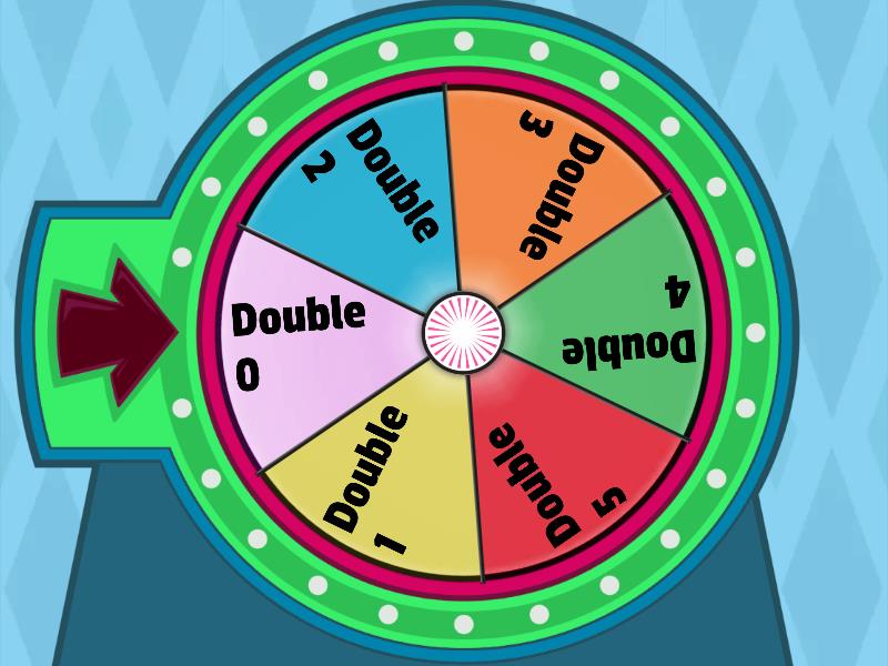 Doubles Wheel - Spin the wheel