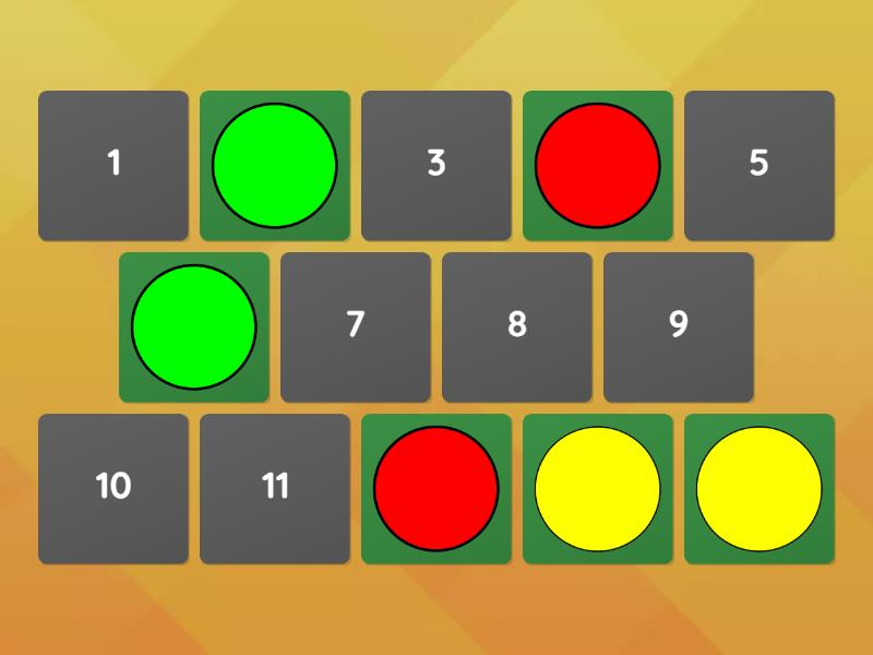Colors Memory Game - Matching pairs