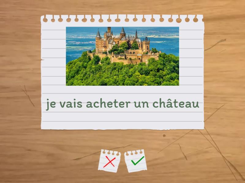 qu'est-ce que tu vas acheter et qu'est-ce que tu vas vendre ? - Flash cards