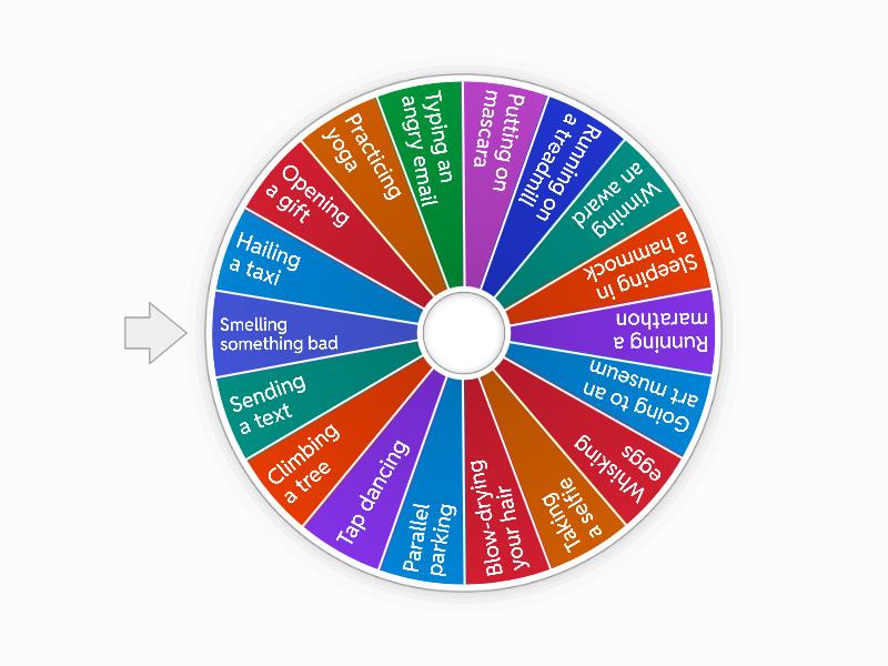Charades - Spin the wheel