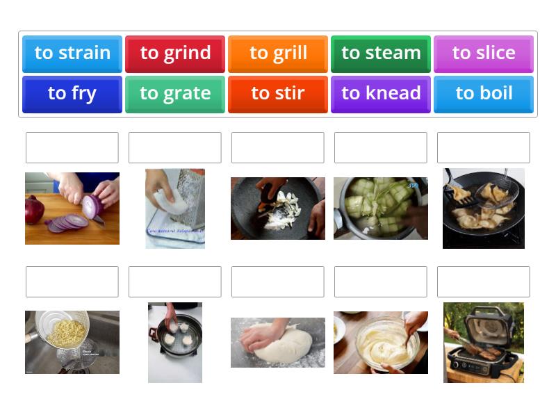 Match the action verb to the correct picture! - Match up