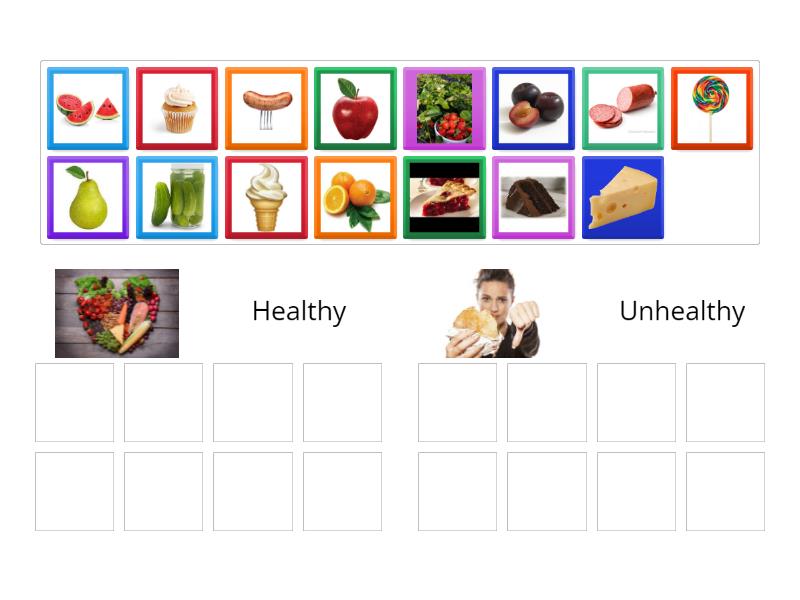 The Very Hungry Caterpillar Food Sort - Group sort