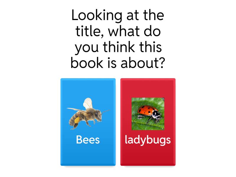 A-Z Reading for JS Bees Feed Me - Quiz