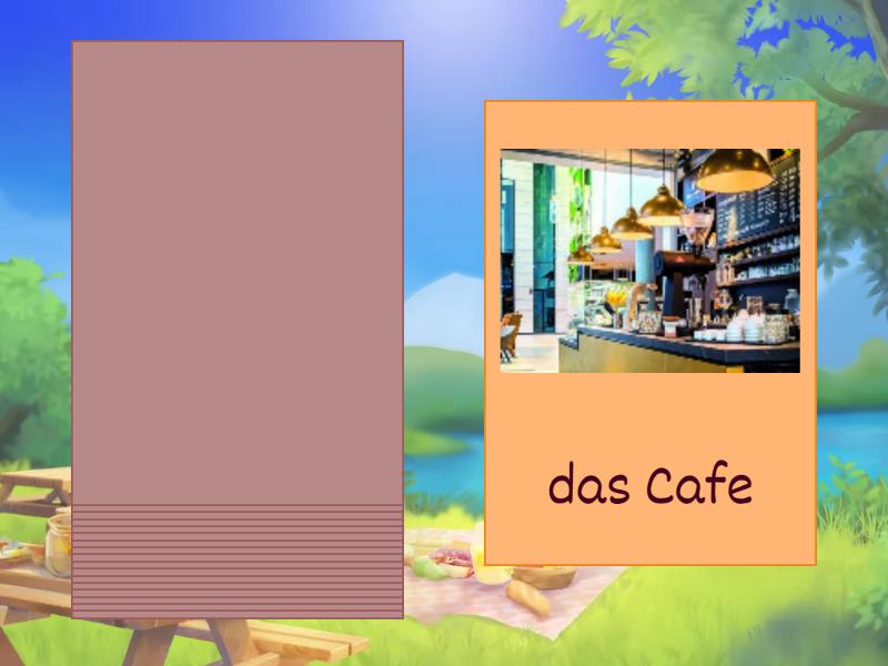 Orte: Wohin? und Wo? - Speaking cards