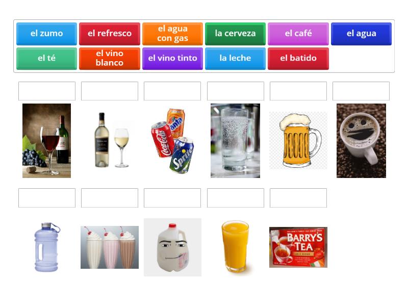 Las bebidas p230 Fiesta - Match up