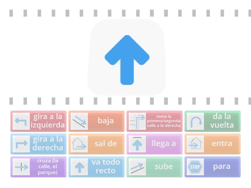 Dar y Pedir direcciones (advanced) - Find the match