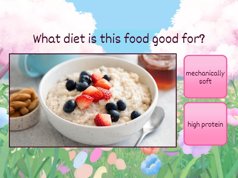 Special diets practice - Quiz